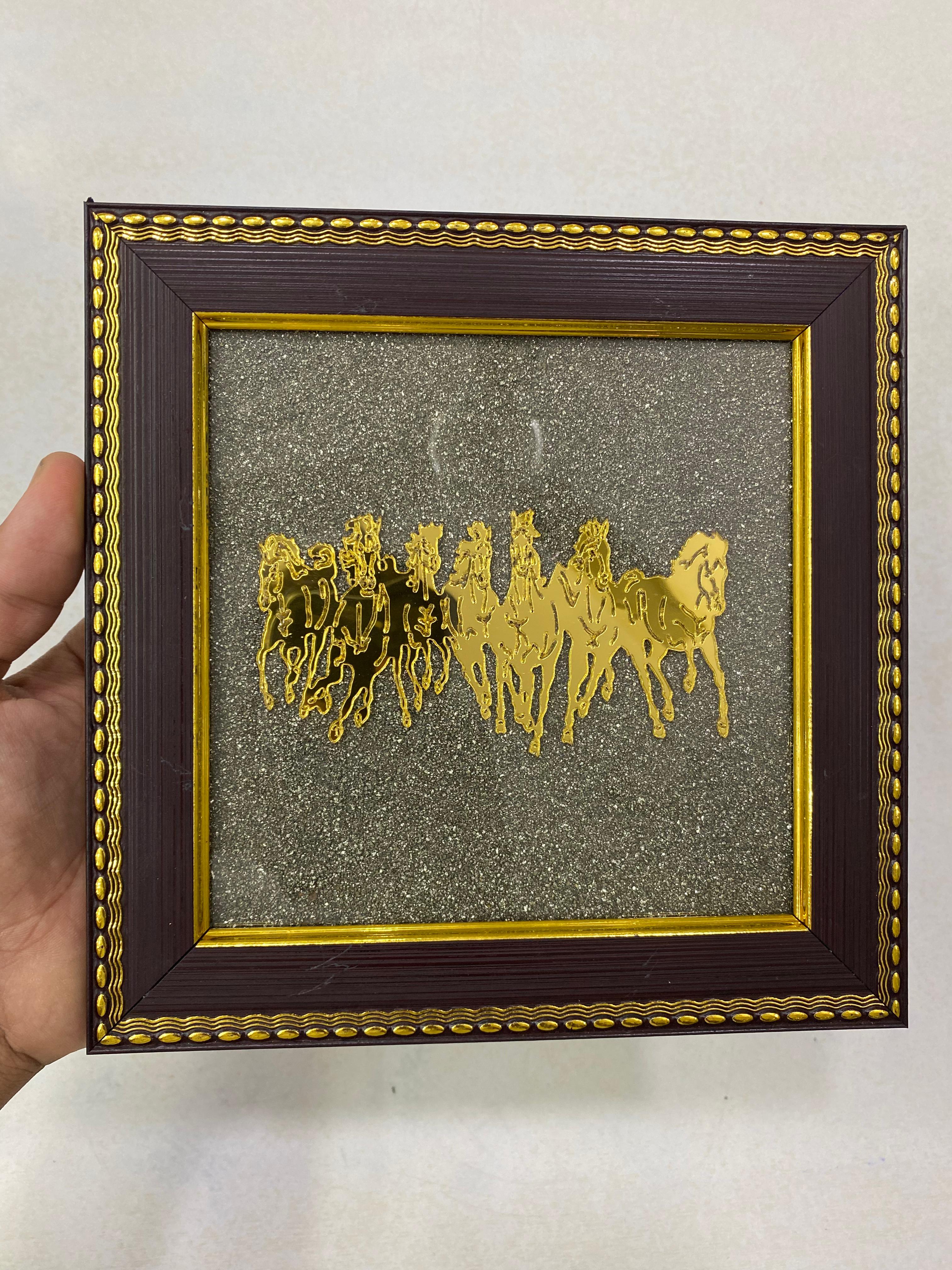 Pyrite Dust Plate - 7 Horses – CrystalAuura